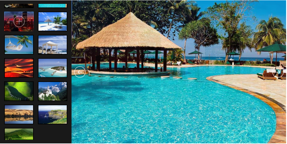 Image Gallery With Vertical Thumbnail – Banner Slider Demo